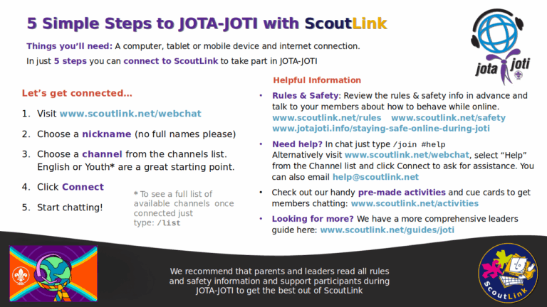 ScoutLink – Connecting Scouts and Guides Worldwide